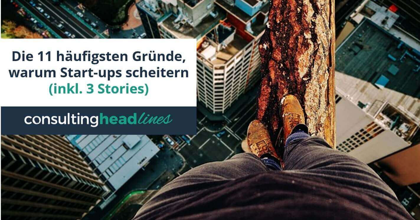 Start-up Failures: 11 Gründe, warum Startu-ps scheitern